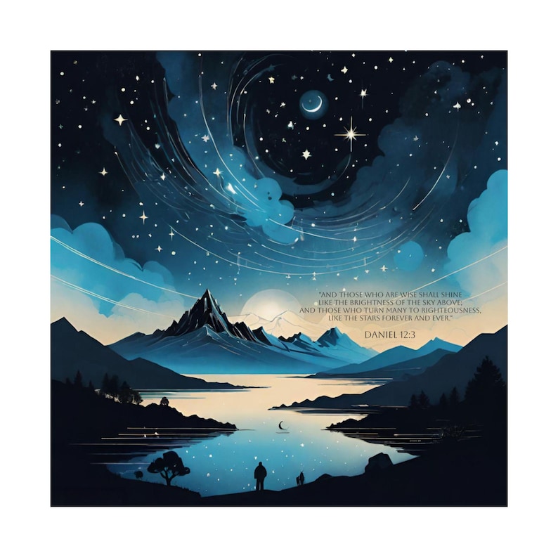 Daniel 12:3 Satin Poster - Etsy