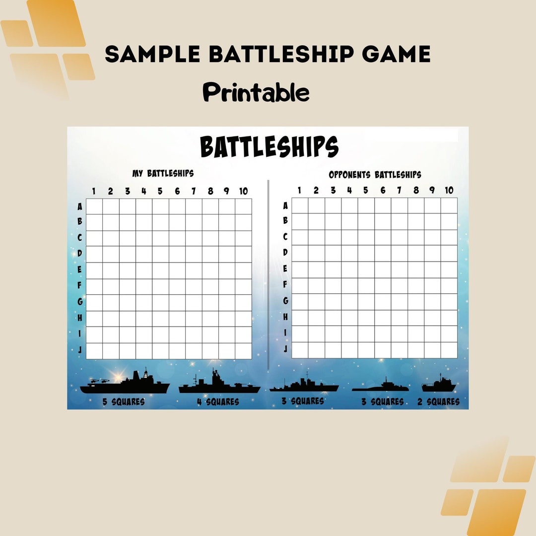 Printable Battleship Game | Battleship Game | Battleship Board Game ...