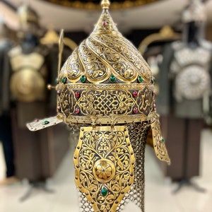 Sultan Suleiman the Magnificent Helmet - Sultan Suleiman's Helmet - Etsy