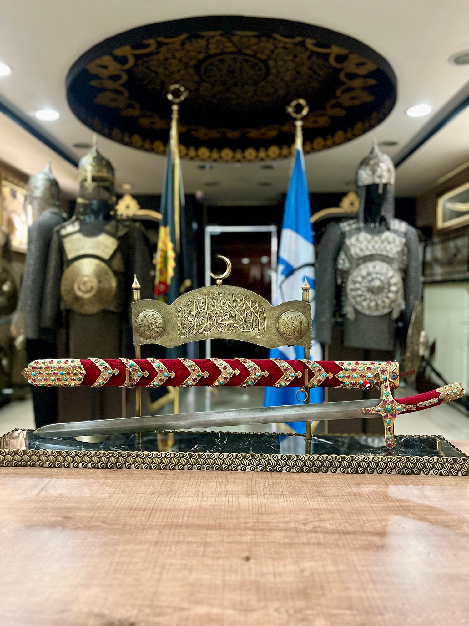 Sword of Khalid Ibn Al-walid, Islamic Sword,holy Sword,handmade Real ...