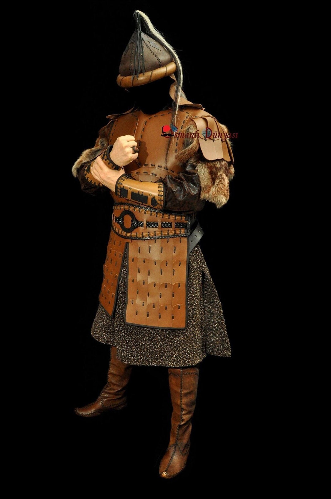 Genuine Leather Ottoman Armor Costume - Ertuğrul Gazi Cosplay Set - Etsy