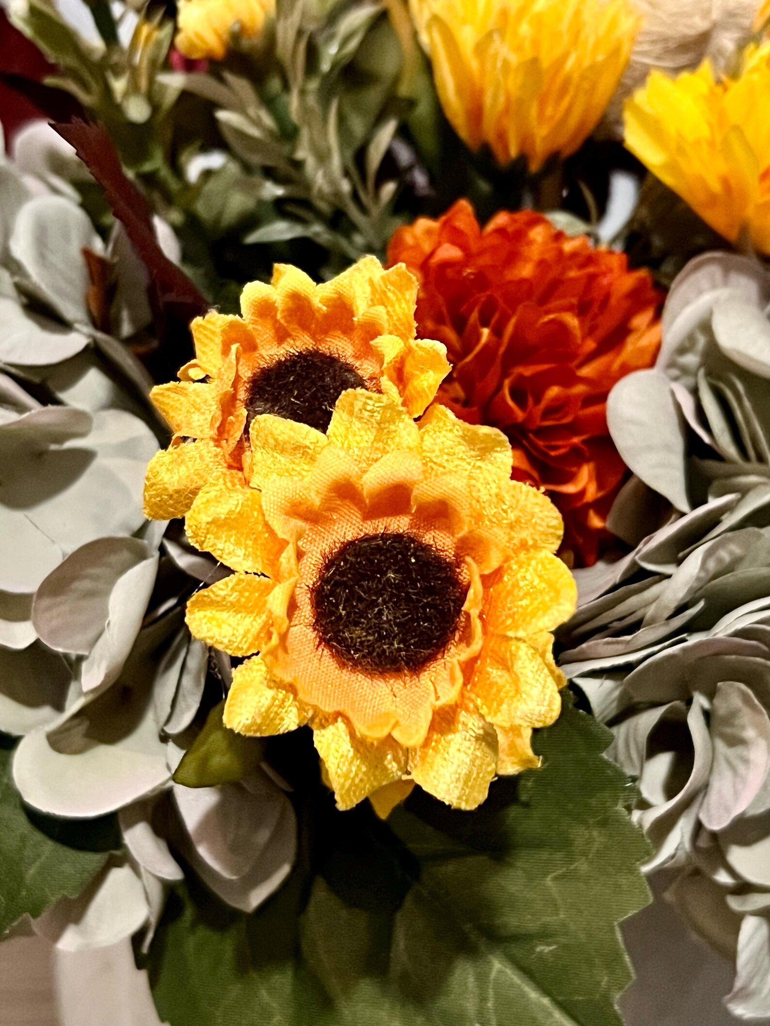 Designer Fall Faux Floral Arrangement - Etsy