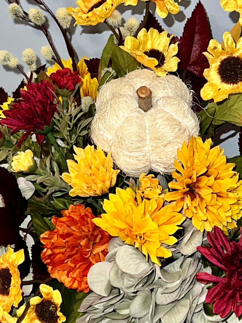 Designer Fall Faux Floral Arrangement - Etsy