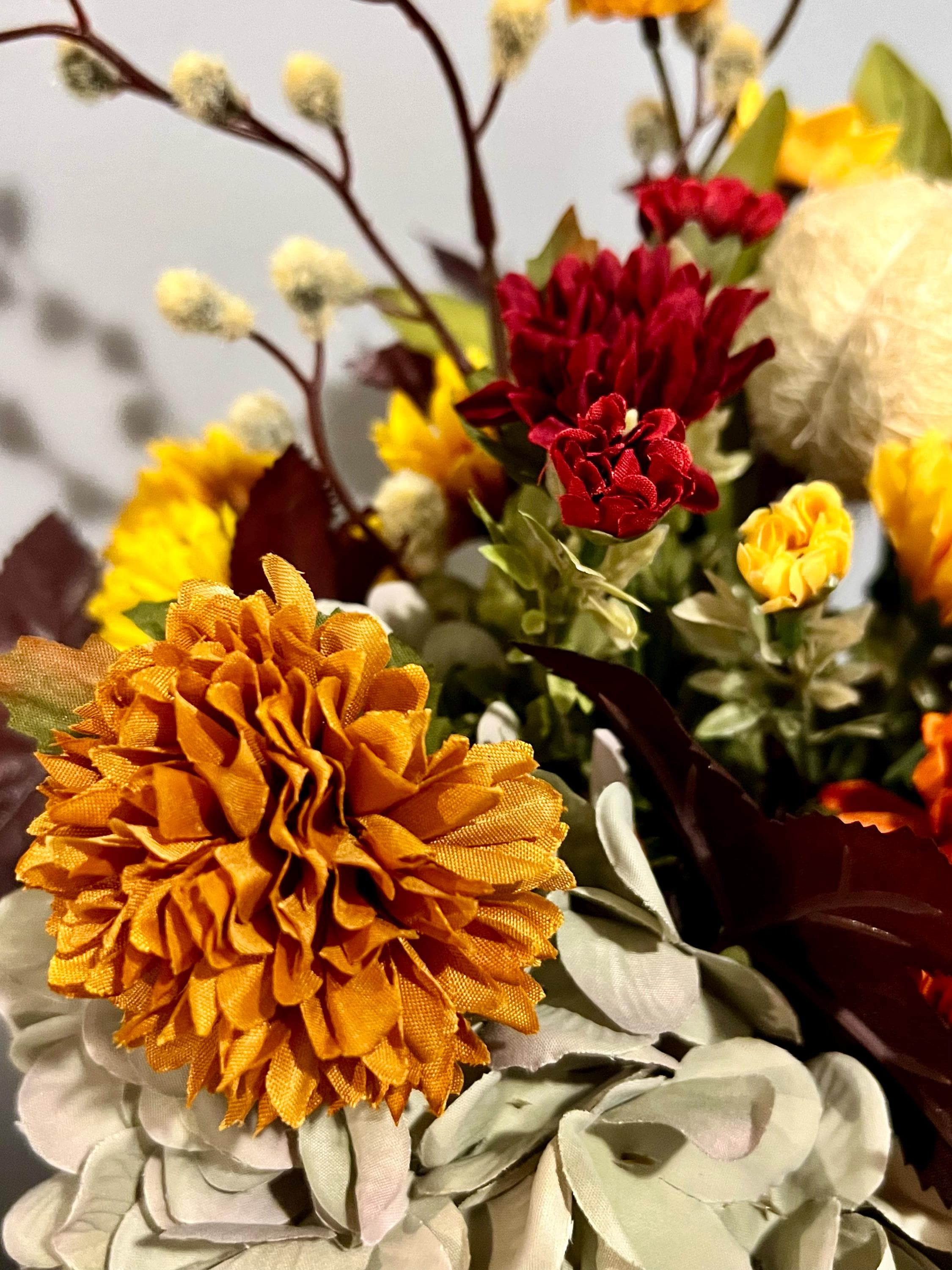 Designer Fall Faux Floral Arrangement - Etsy