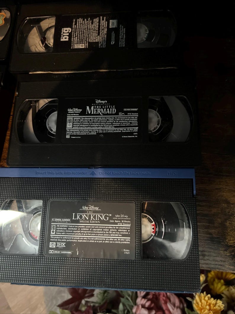 Vintage VHS Tapes Lot - Etsy