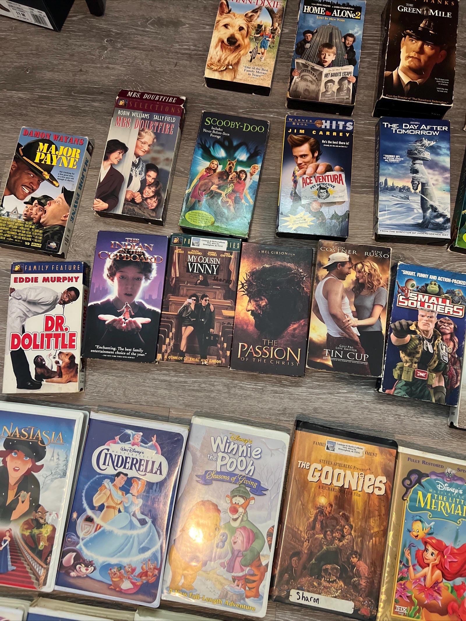Vintage VHS Tapes Lot - Etsy