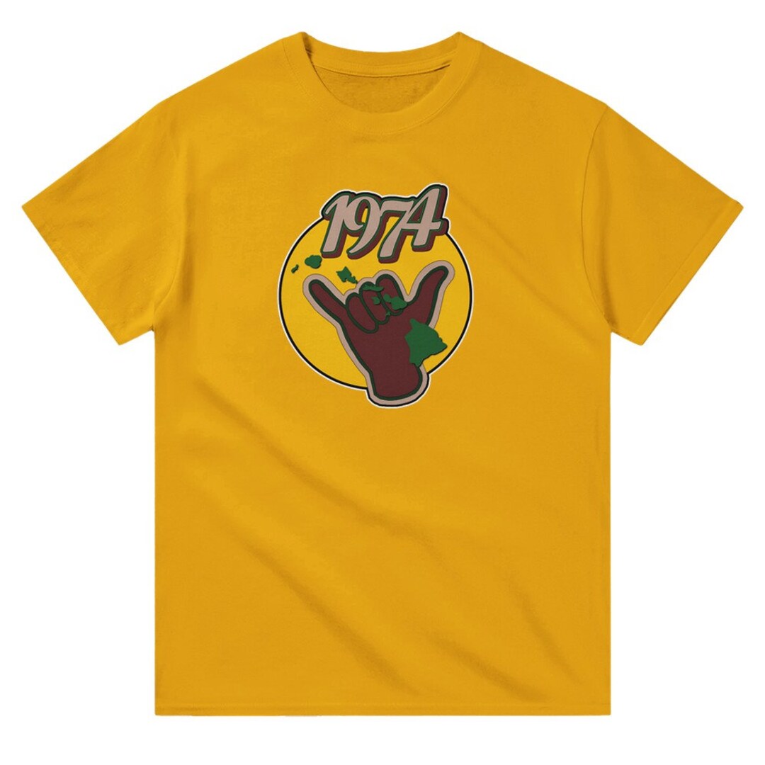 1974 - Great Year (shaka) - Men's Shirt - Etsy