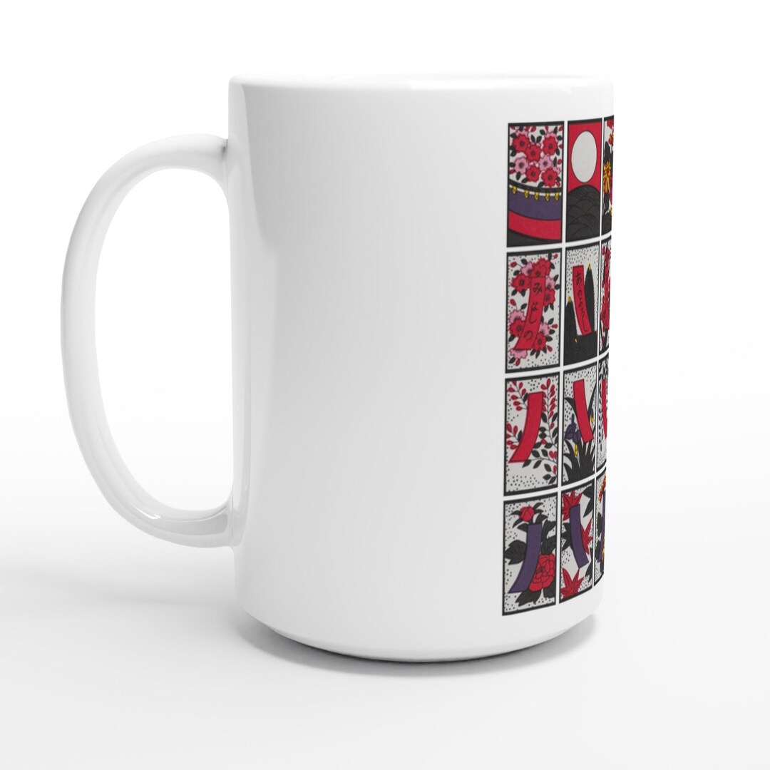 Hanafuda Yaku - White 15oz Ceramic Mug - Etsy