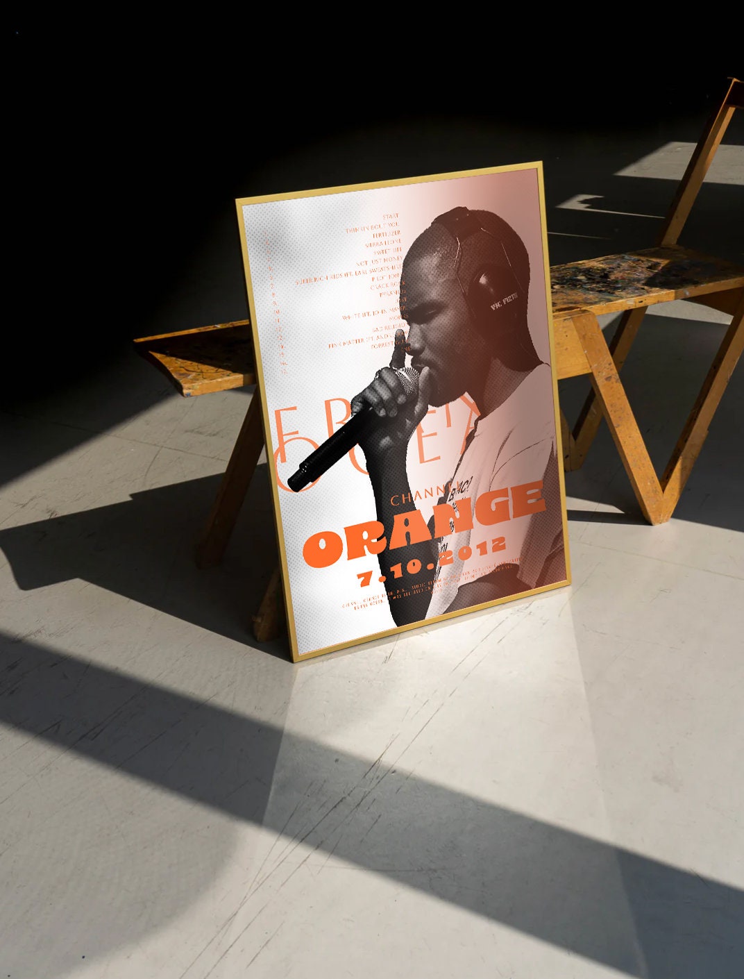 Frank Ocean Poster Channel Orange Poster Channel Orange Album Cover ...