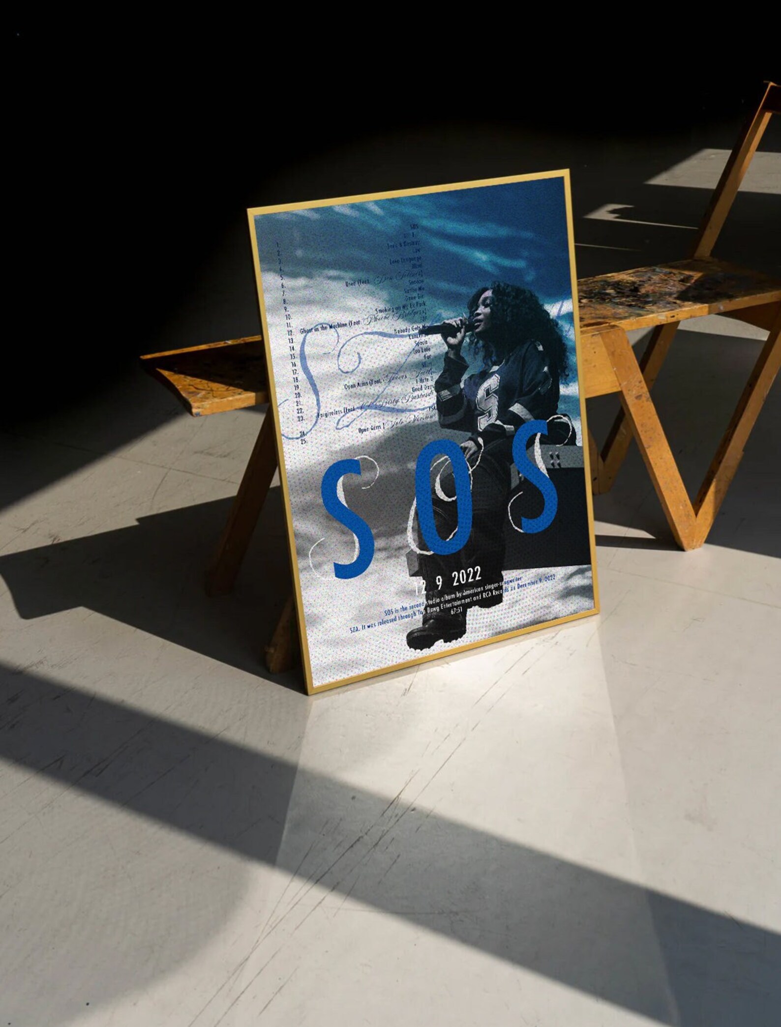 SZA Poster | SOS Poster | SOS Album Cover Poster | Digital Album Cover ...