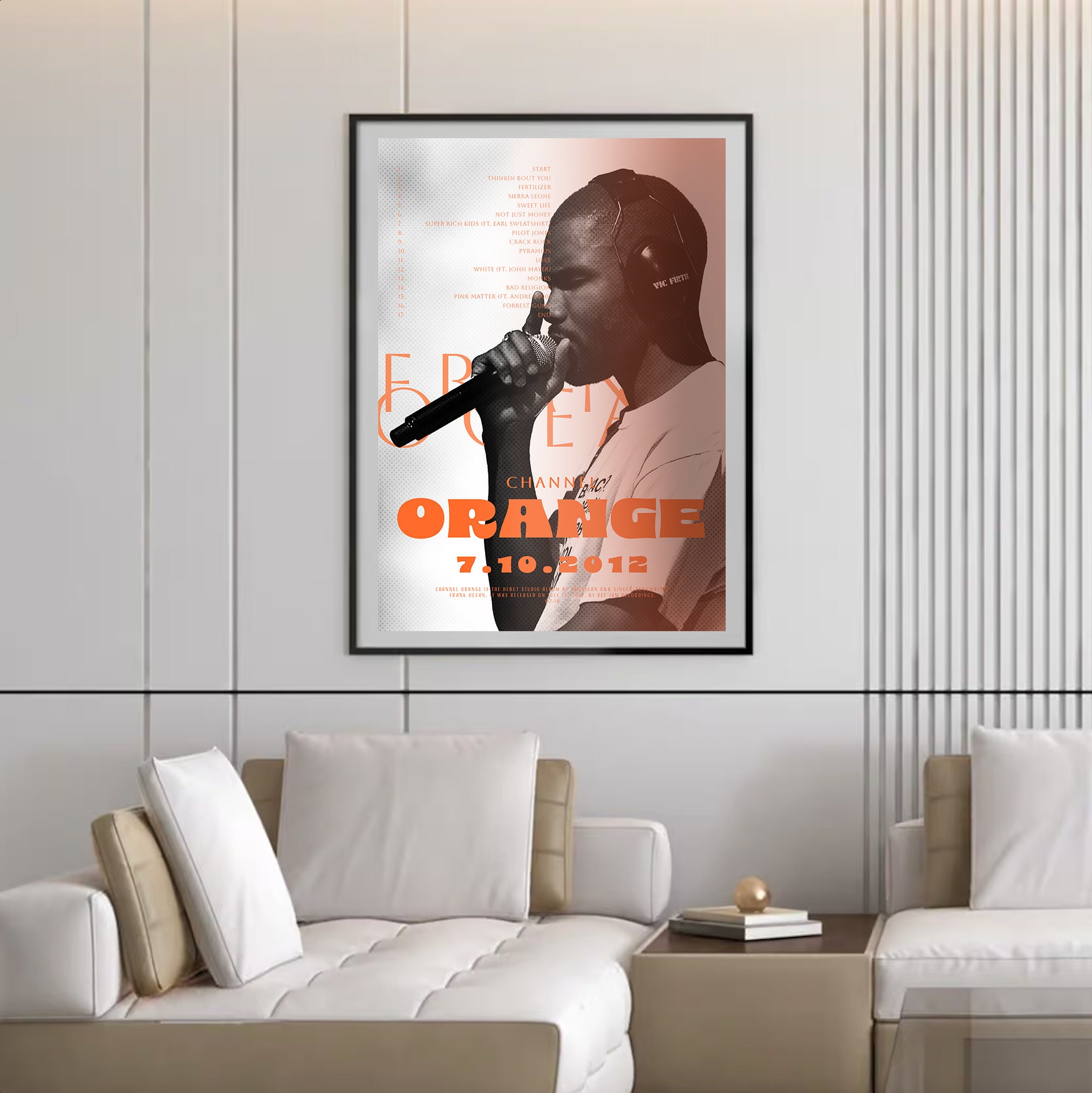 Frank Ocean Poster Channel Orange Poster Channel Orange Album Cover ...