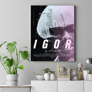 Tyler, the Creator Poster IGOR Poster IGOR Album Cover Poster Digital ...