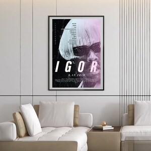 Tyler, the Creator Poster IGOR Poster IGOR Album Cover Poster Digital ...