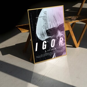 Tyler, the Creator Poster IGOR Poster IGOR Album Cover Poster Digital ...