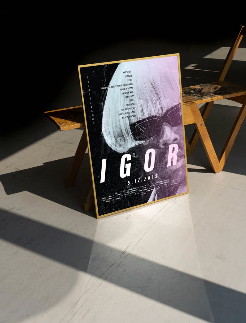 Tyler, the Creator Poster | IGOR Poster | IGOR Album Cover Poster ...