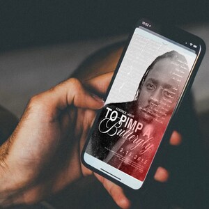 Kendrick Lamar Poster to Pimp a Butterfly Poster TPBP Album Cover ...