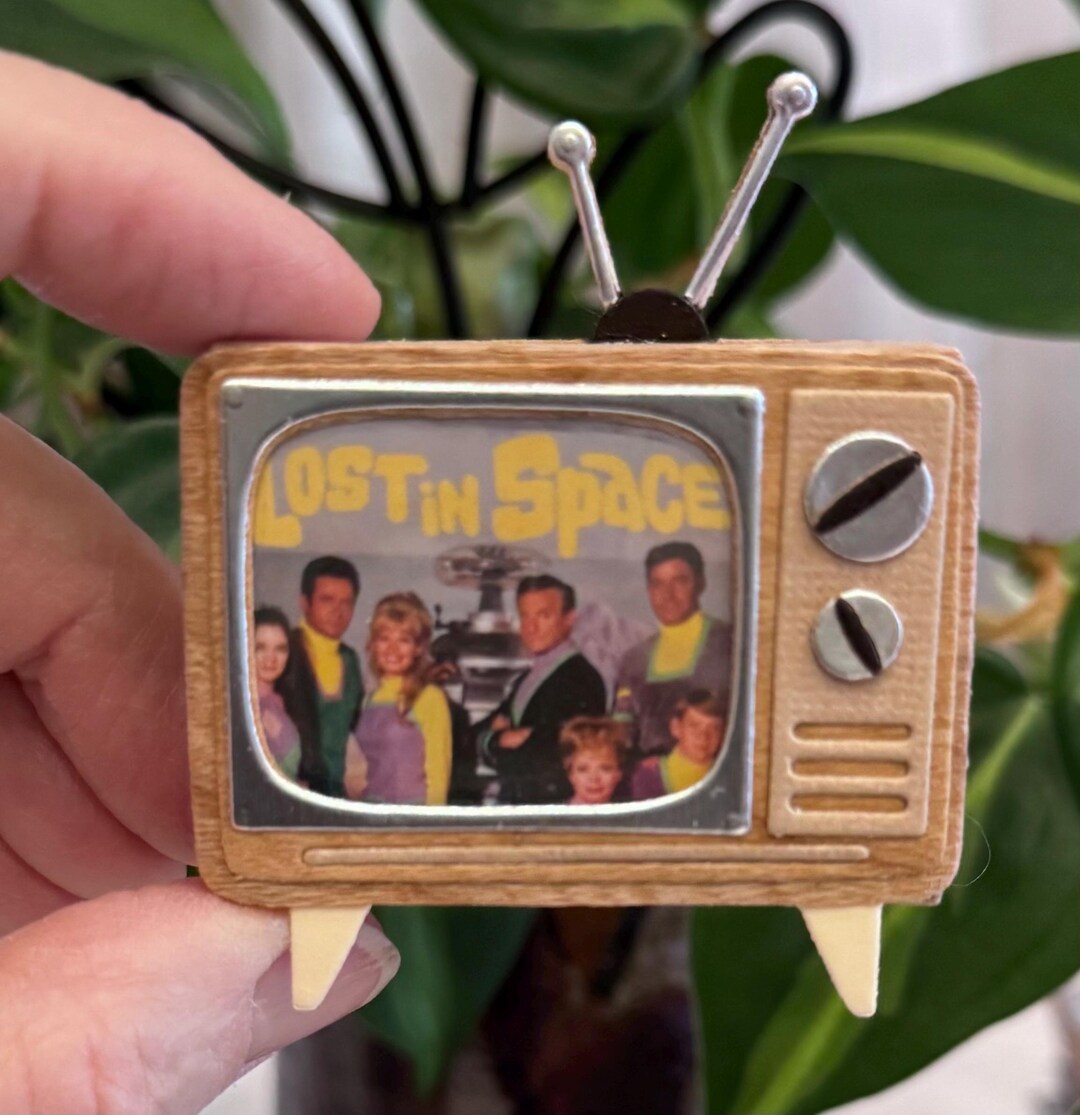 Lost in Space 1960's TV Show - Miniature Retro TV Handmade From Veneer ...
