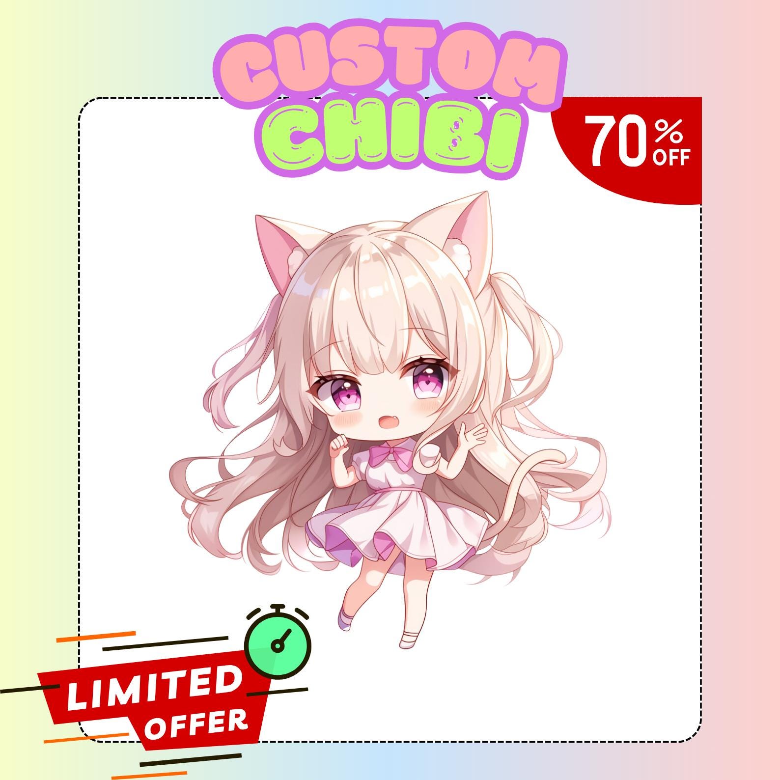 CUSTOM CHIBI, Chibi Character, Chibi Character, Custom Chibi Commission ...