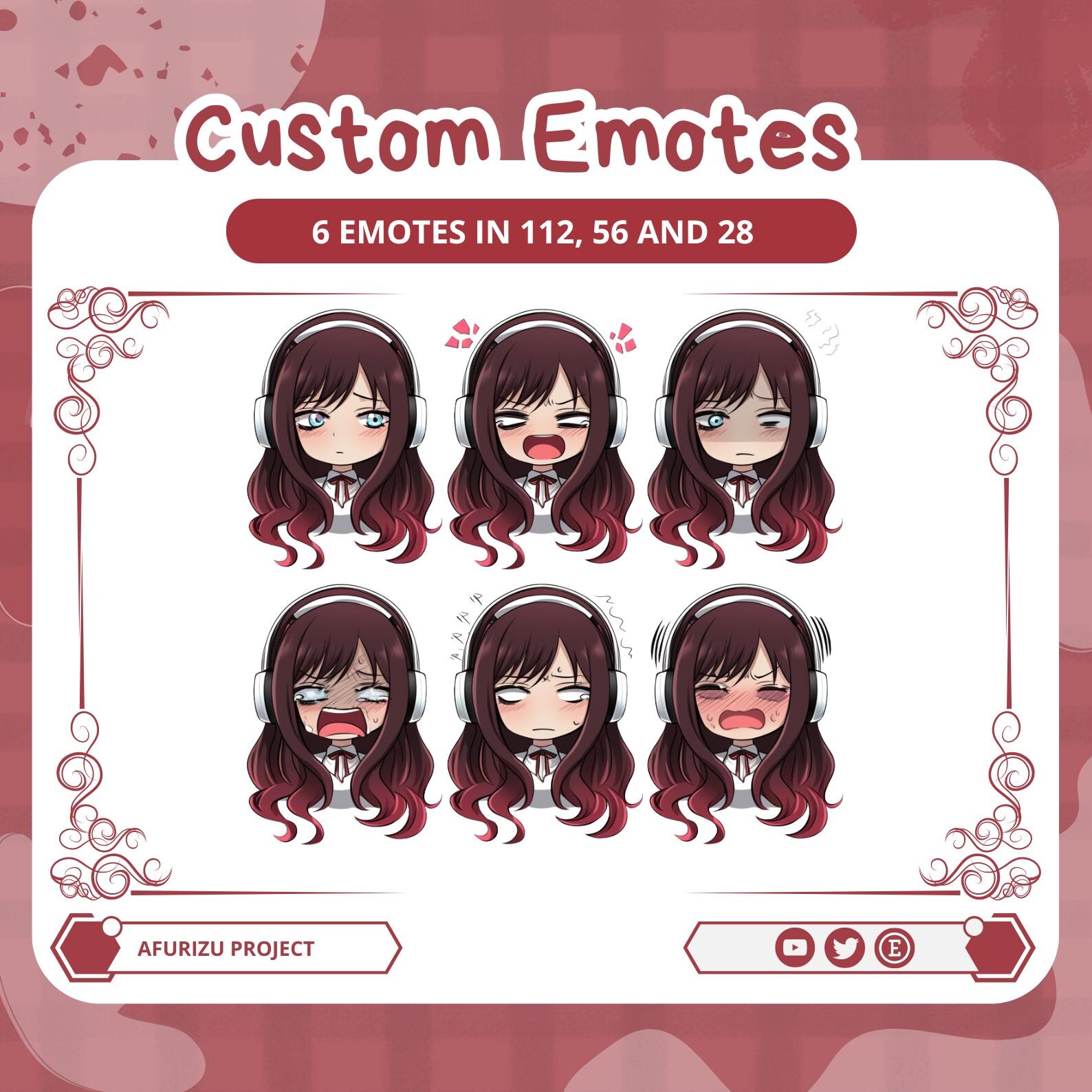 Custom Twitch Emotes Twitch Emotes Twitch Emote for Streamer sticker ...