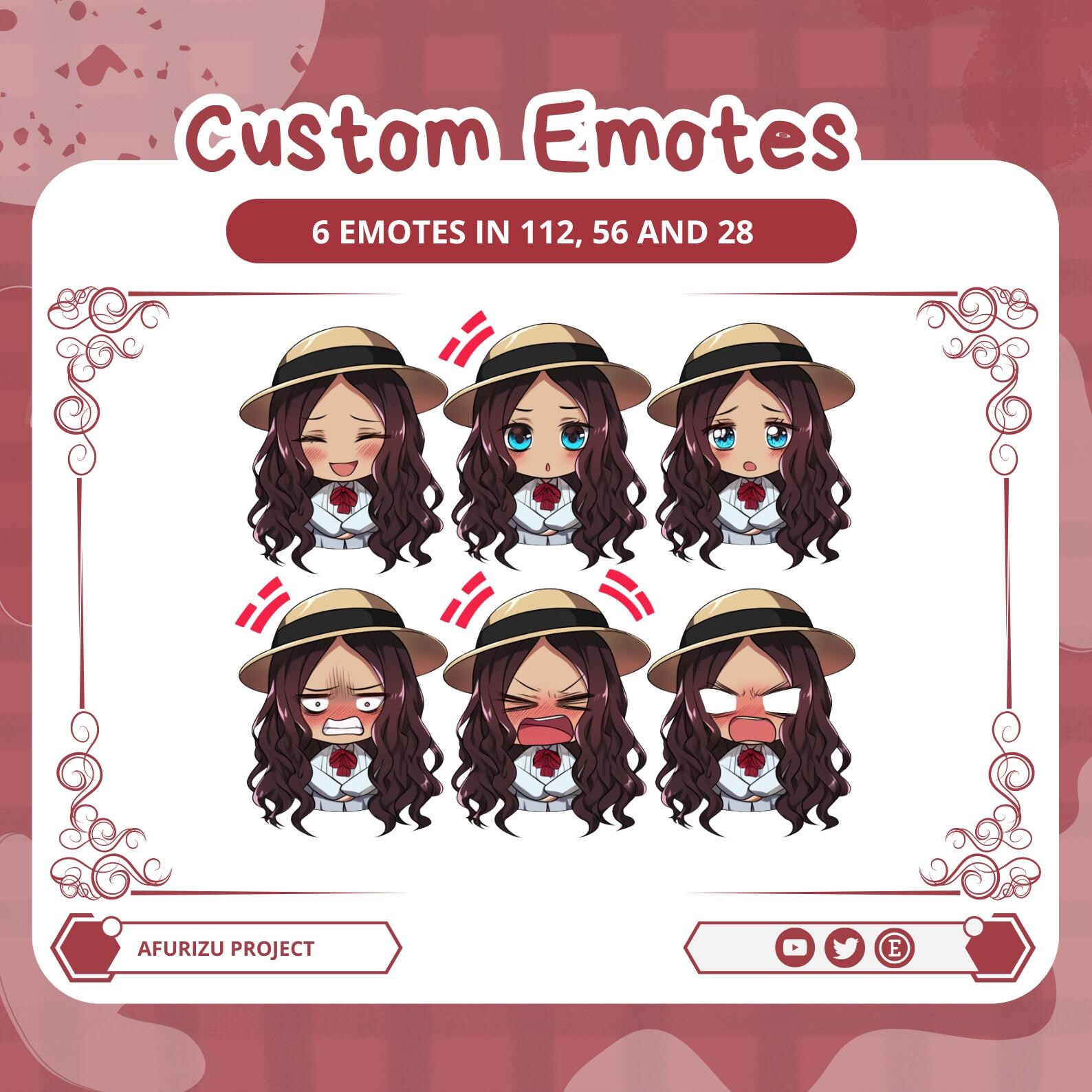 Custom Twitch Emotes Twitch Emotes Twitch Emote for Streamer sticker ...