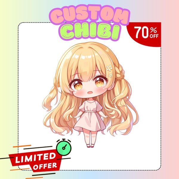 CUSTOM CHIBI, Chibi Character, Chibi Character, Custom Chibi Commission ...
