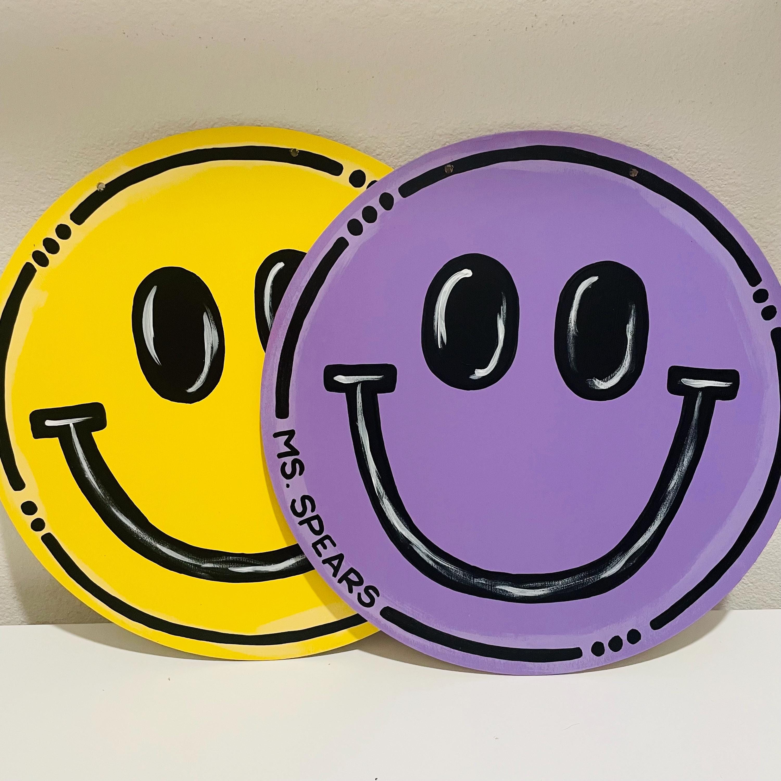 Smiley Face Door Hanger, Classroom Door Hanger, Dorm Door Hanger ...