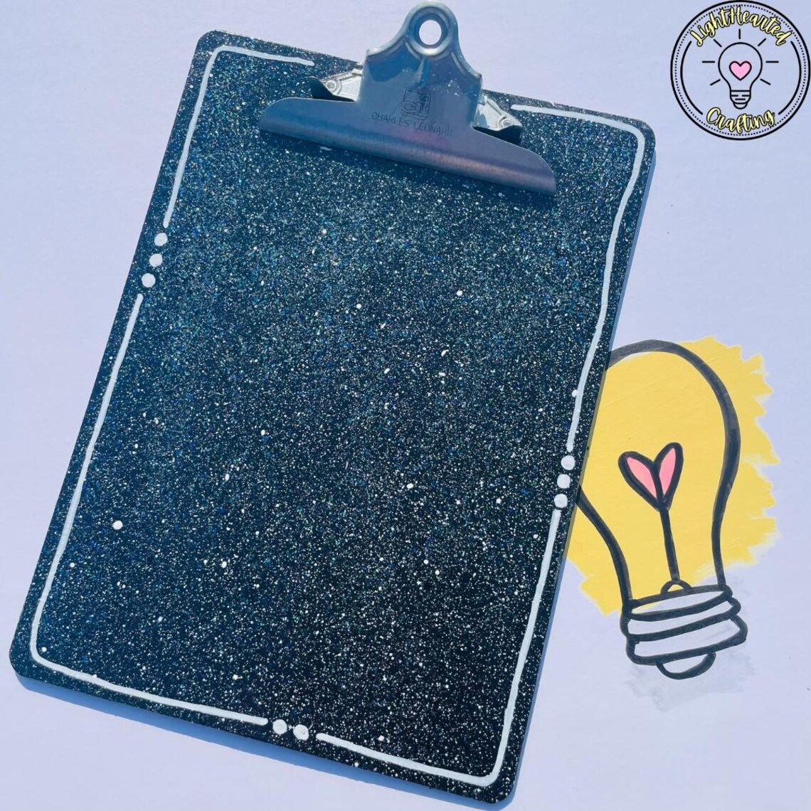 Glitter Composition Notebook Teacher Clipboard, Teacher Clipboard ...