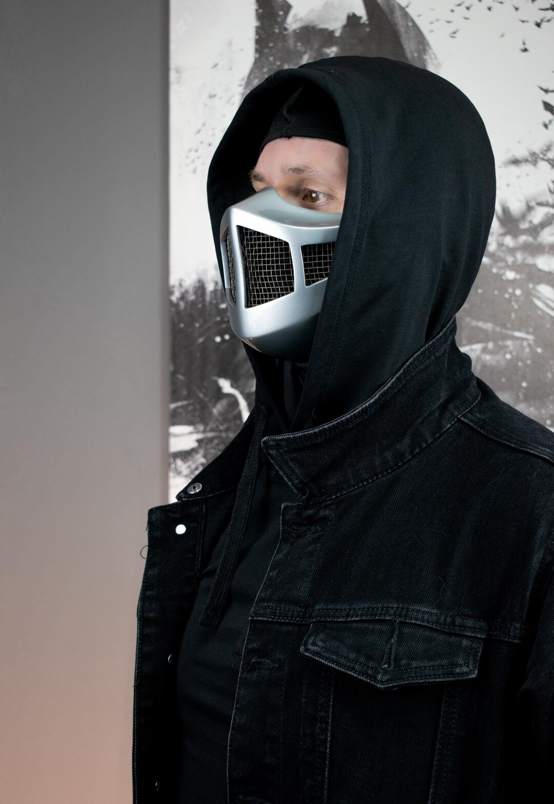 Japan Ninja Face Mask SAKI for Cosplay - Etsy