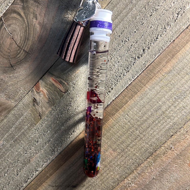 Liquid Keychain - Etsy