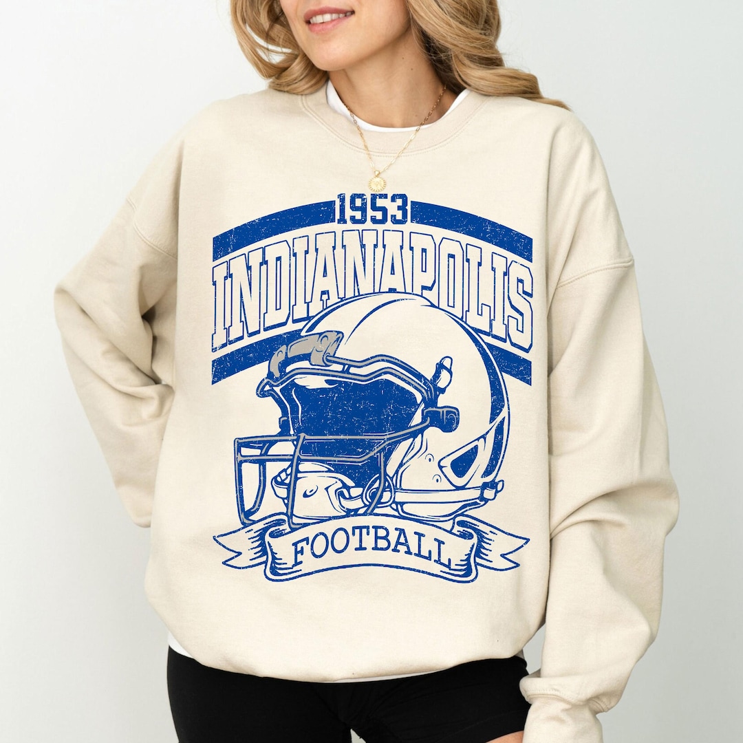 Vintage 90s Style Indianapolis Football Sweatshirt, Game Day ...