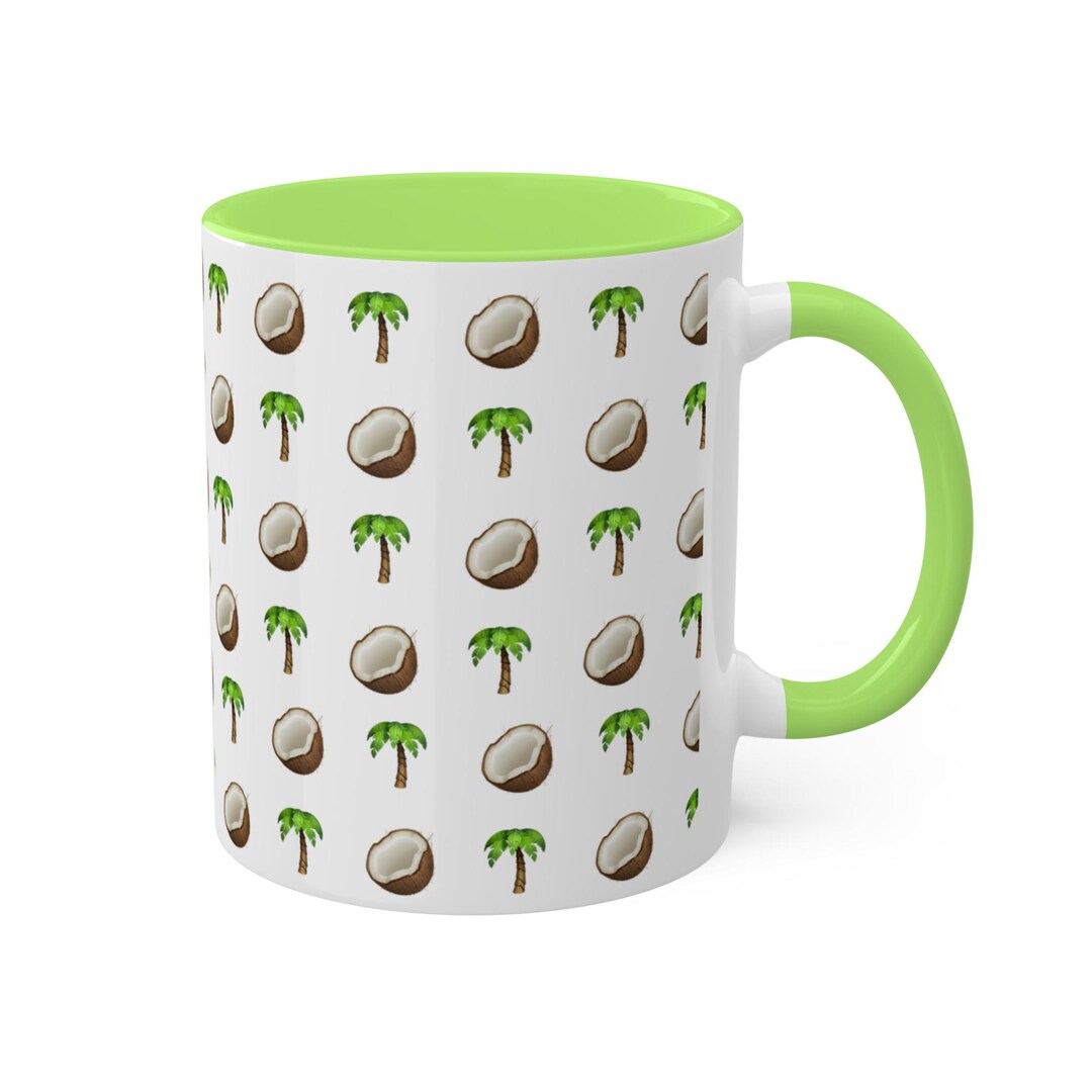 Kamala Harris 2024 Coconut Tree Emoji Mug 11oz Kamala for President Mug ...