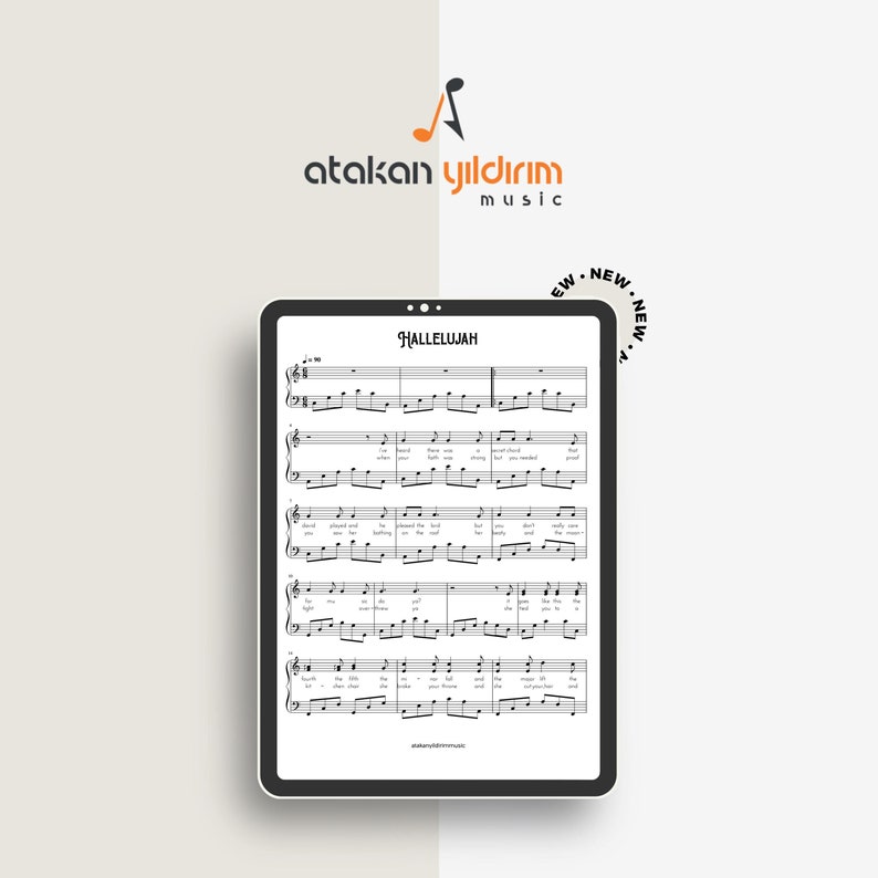 Hallelujah Piano Sheet Music Score Handel Halvorsen - Learn With PDF ...