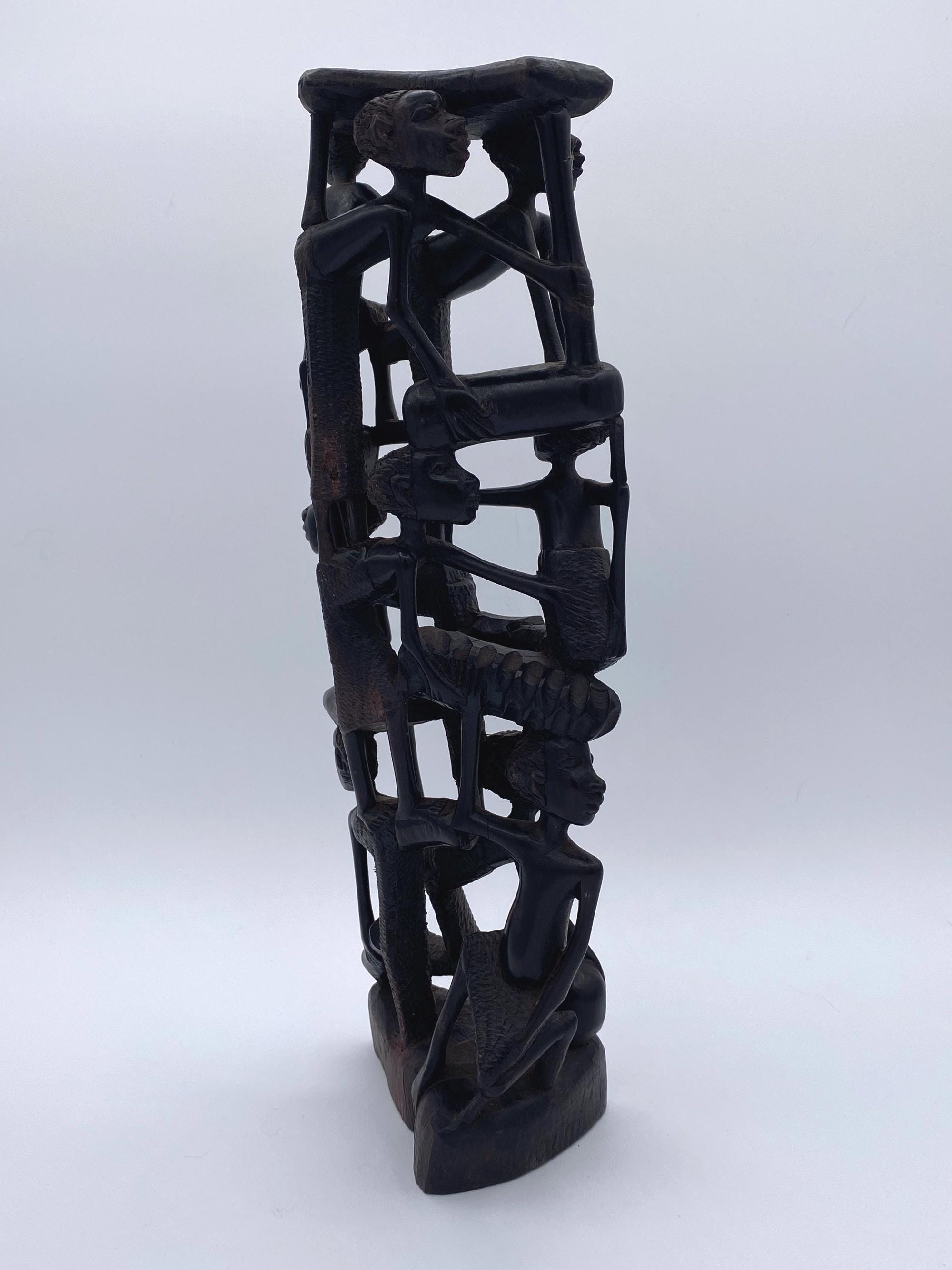 Makonde Ebony Tree of Life Sculpture From Tanzania - Etsy