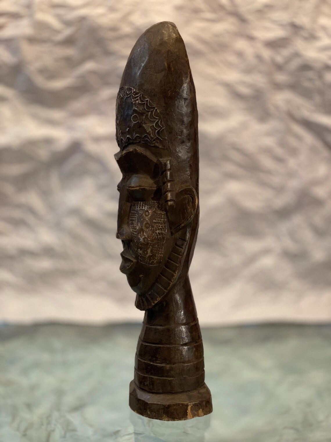 Large Masai Warrior Head With Tin Accents From Tanzania - Etsy