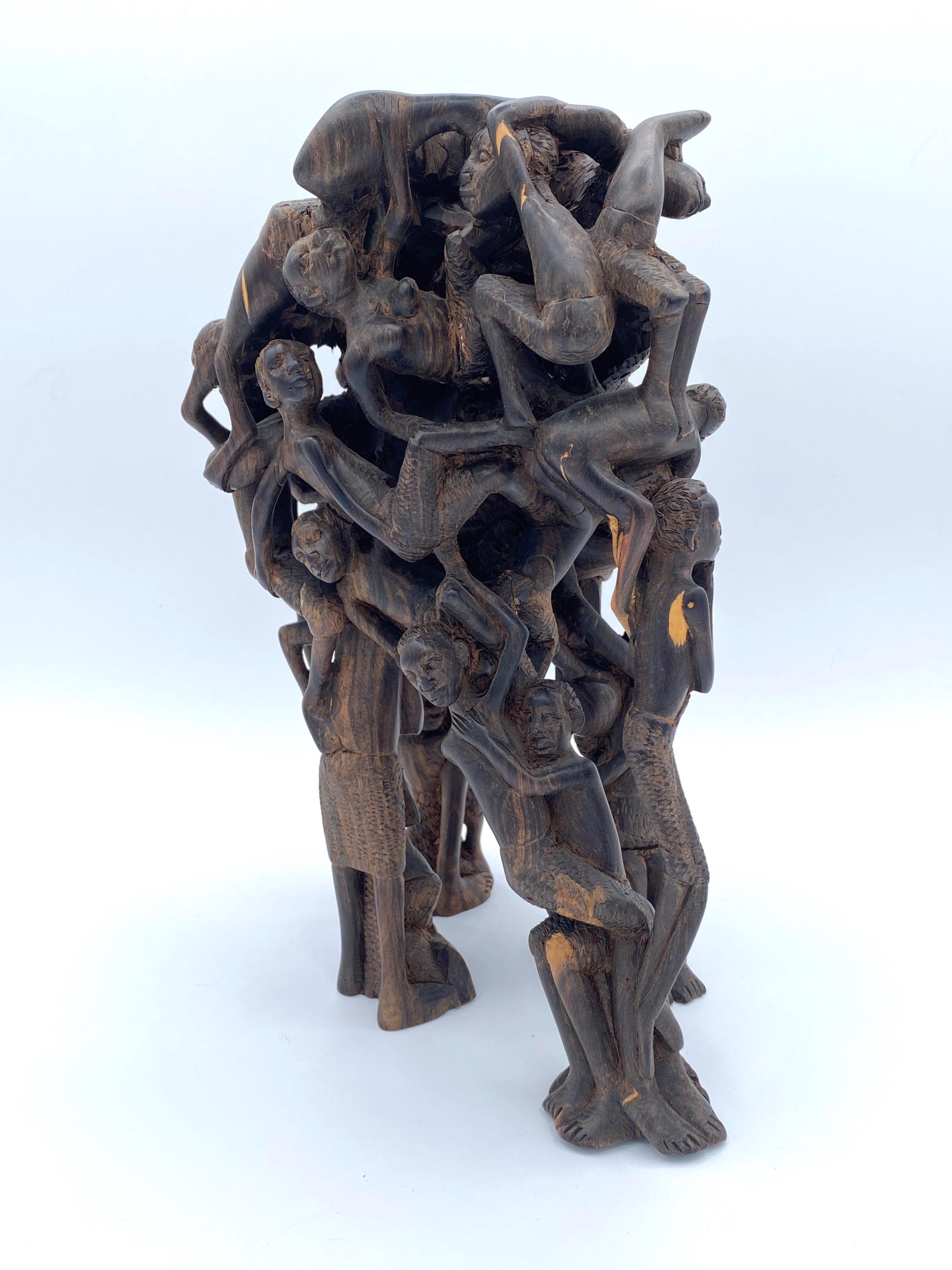 Ujamaa Elephant Tree of Life Sculpture From Tanzania by J. Wame - Etsy