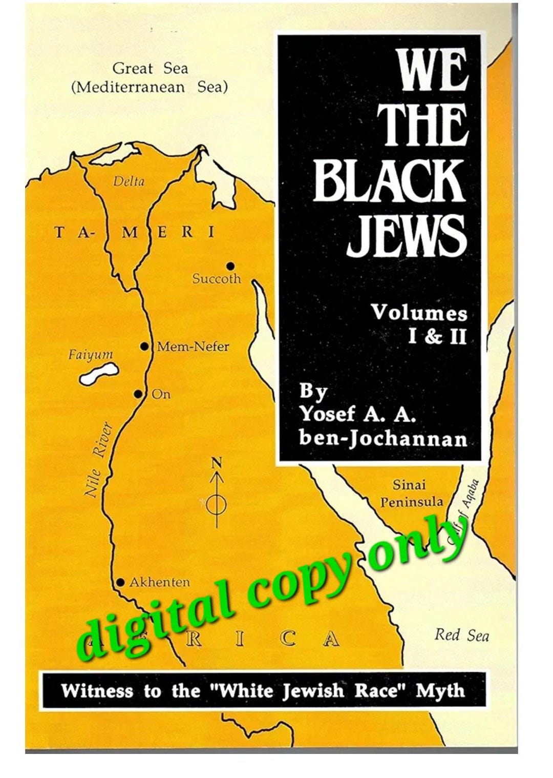 We the Black Jews, Volumes I & II | Yosef A.A. Ben-jochannan | African ...