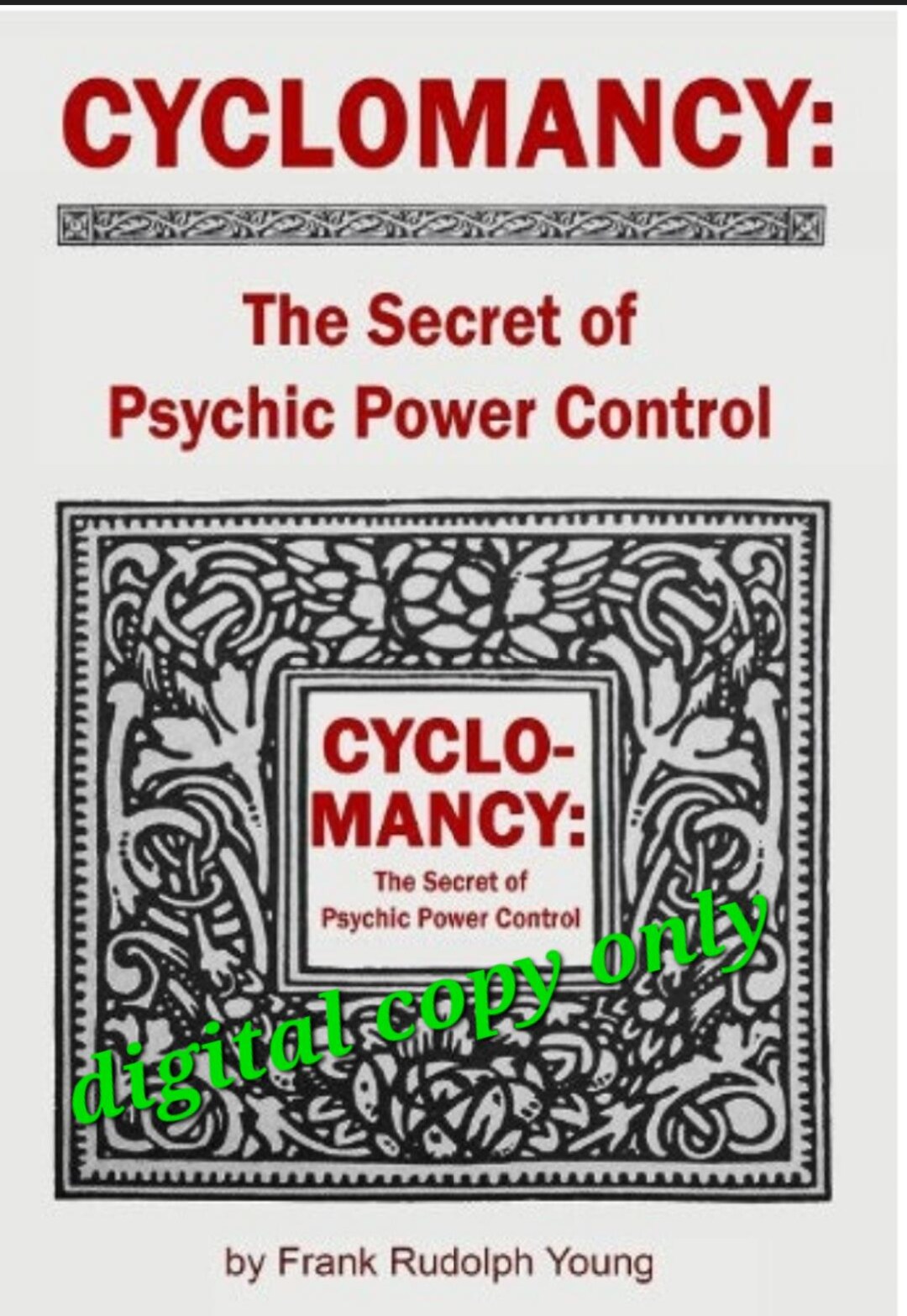 Cyclomancy | the Secret of Psychic Power Control | Frank Young | Unlock Hidden Mental Powers ...