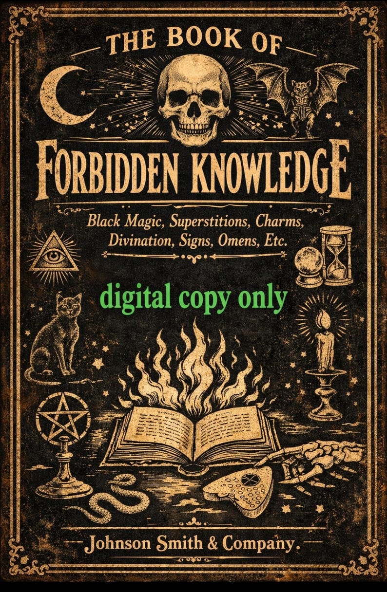 The Book of Forbidden Knowledge : Occult Magic, Spells, Divination (PDF ...