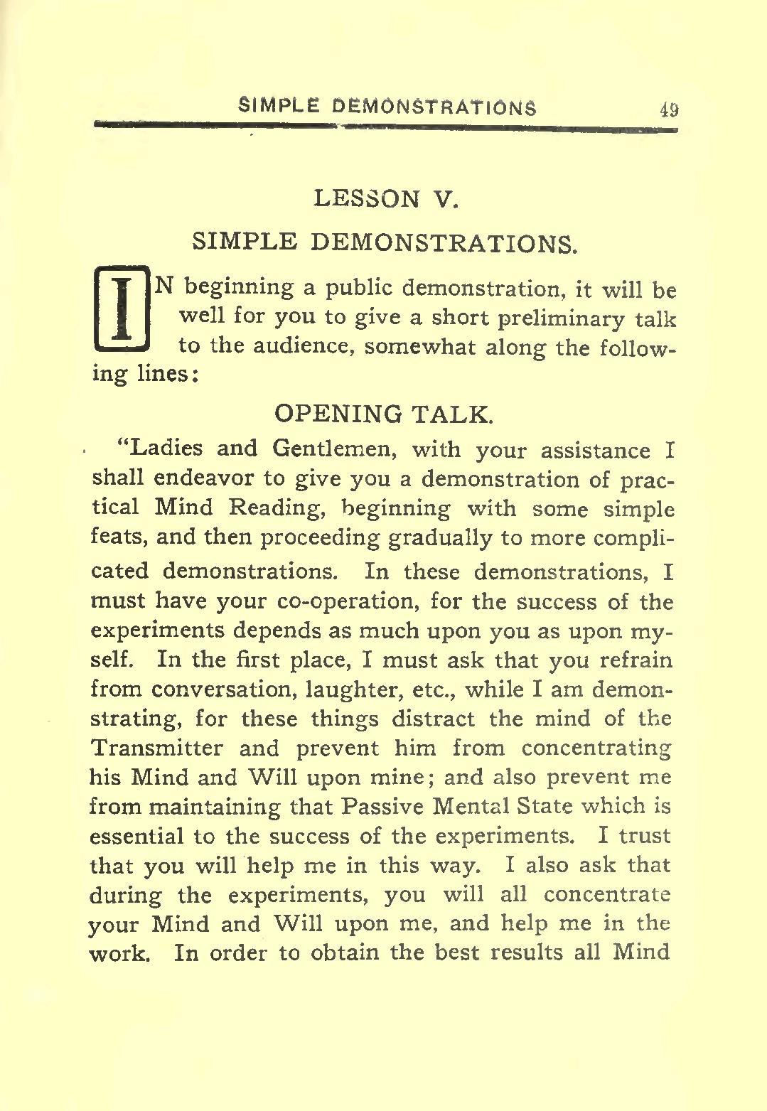Practical Mind Reading | William Walker Atkinson 1907 Edition ...