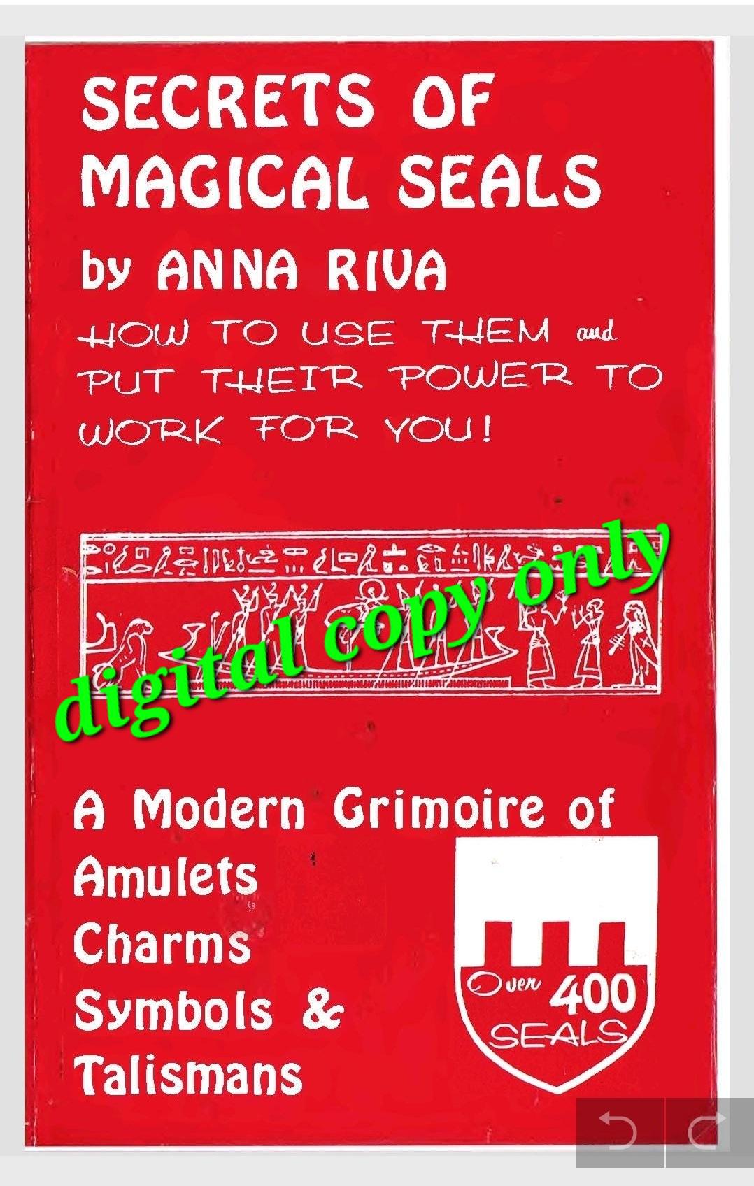 Secrets of Magical Seals by Anna Riva: Occult Magic Guide (PDF) - Etsy