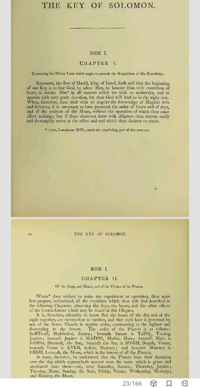 The Key of Solomon the King | Clavicula Salomonis 1889 | Classic Occult ...