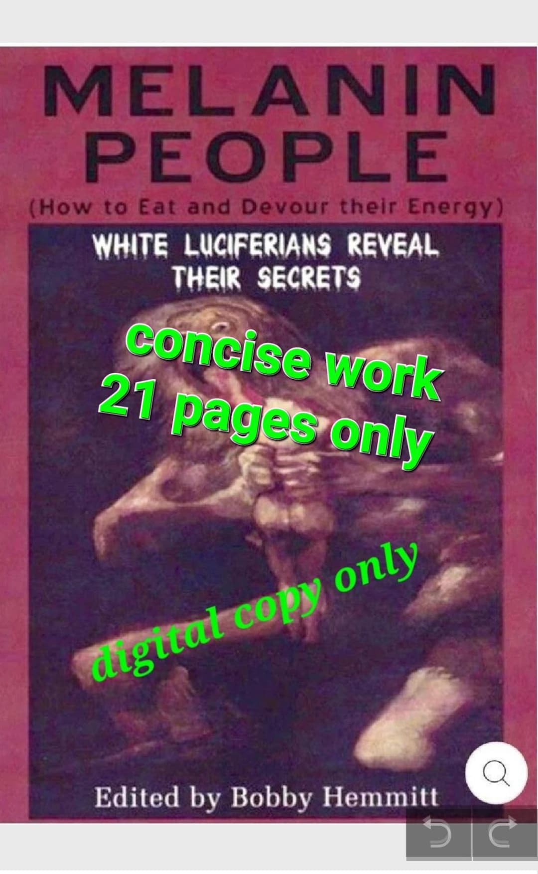 Melanin People: Vintage Occult Ebook by Bobby Hemmitt (PDF Format) - Etsy