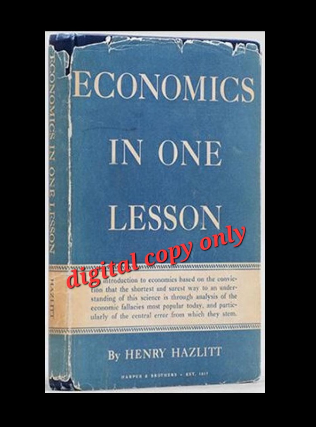 Economics in One Lesson | the Shortest and Surest Way to Understand ...