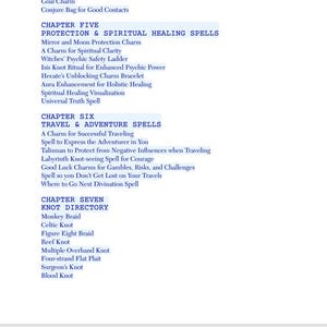 Knot Magic Spell Book: Witches' Ladders & Binding (digital Download) - Etsy