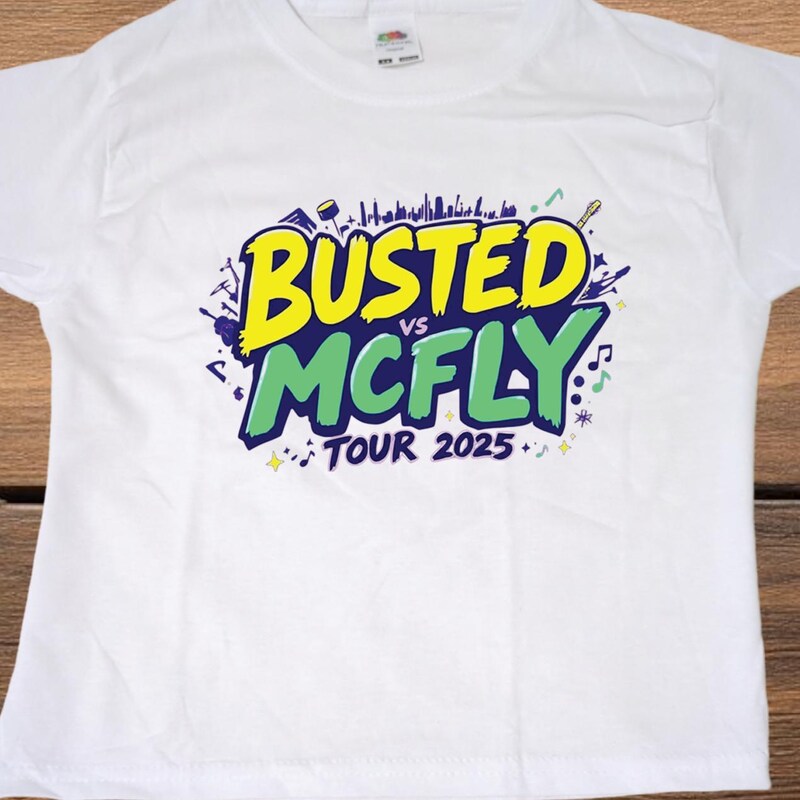 Busted Vs Mcfly Merch - Etsy UK