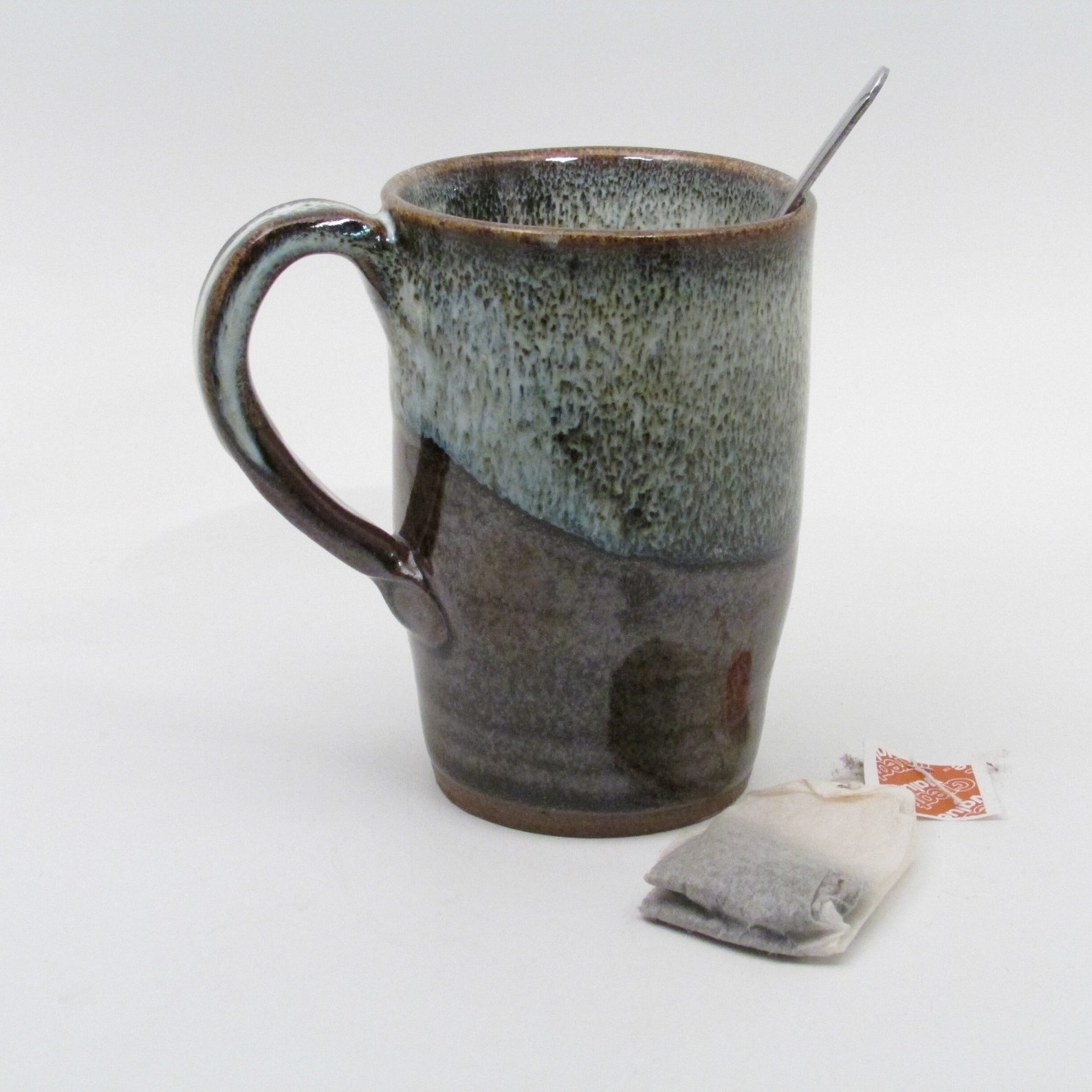 Brown Stoneware Mug, 12 Ounce Coffee Mug, Hand Crafted Mug, Handmade ...