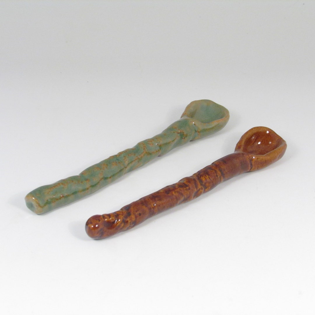 Handmade Ceramic Spoon, Stoneware Spoon, Condiment Spoon, Spice Spoon ...