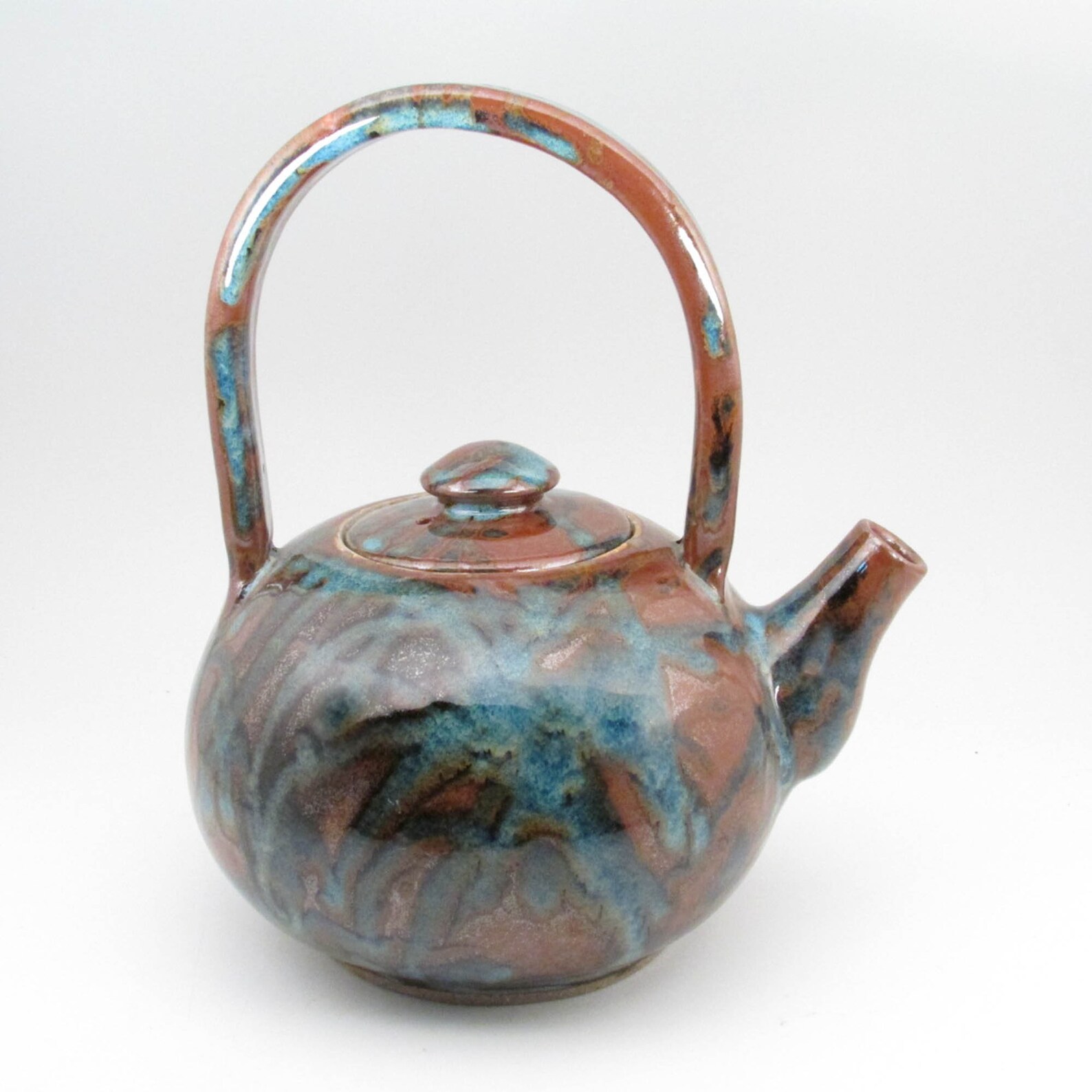 Hand Thrown Teapot, Artisan Teapot, High Fired Teapot, Stoneware Teapot ...