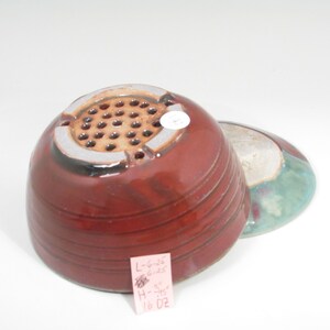 Ceramic Berry Bowl, Colander and Saucer, Strainer and Saucer, Fruit ...