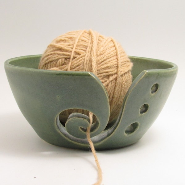 Ceramic Yarn Bowl - Etsy